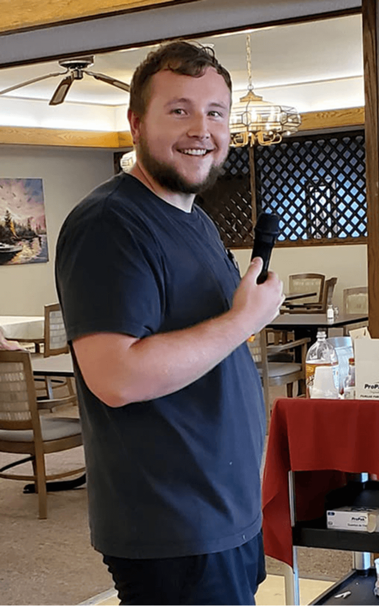Three cheers to Blake! - TLHA